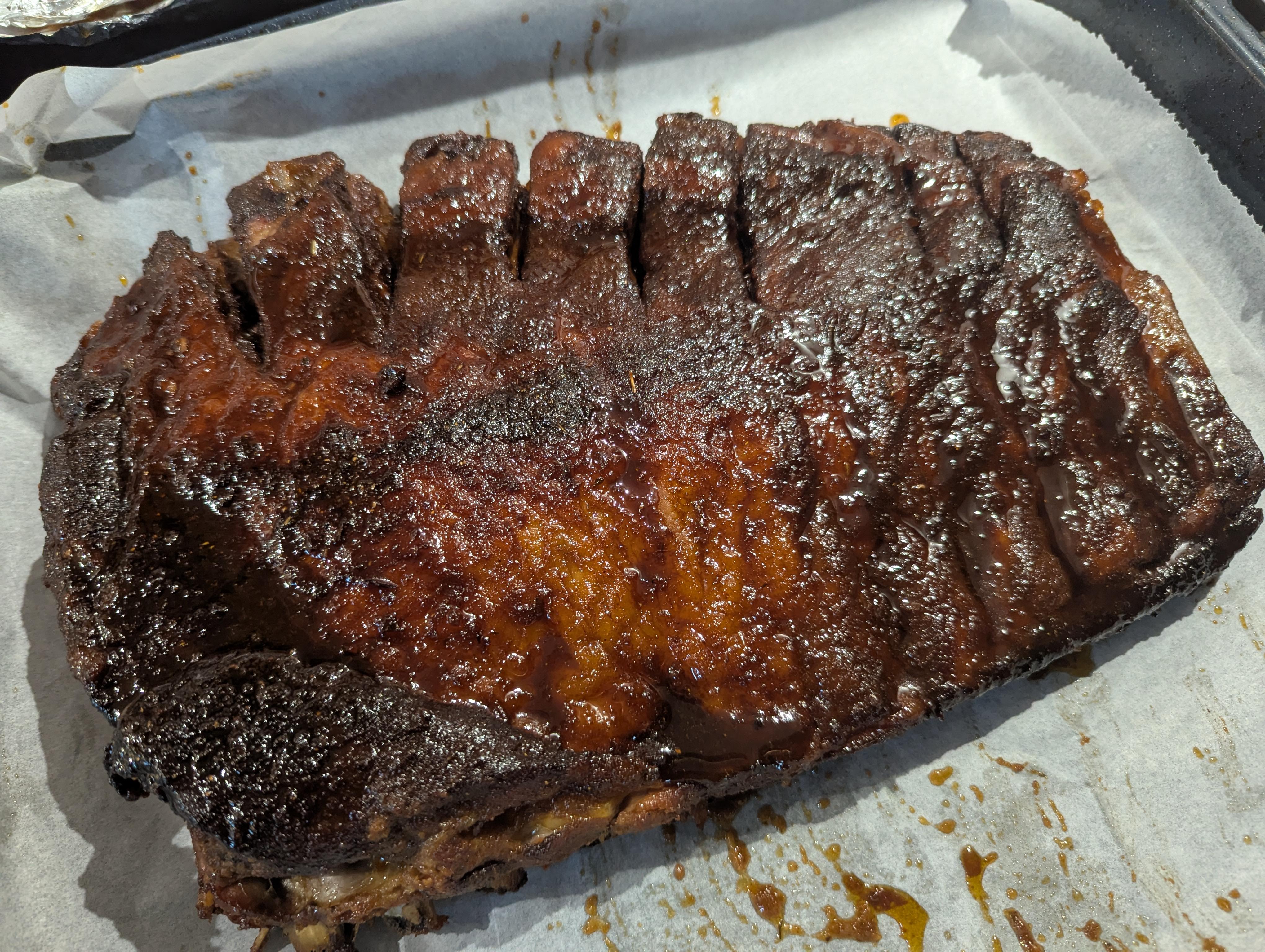 [homemade] First RIBS ever, oven baked. | Scrolller