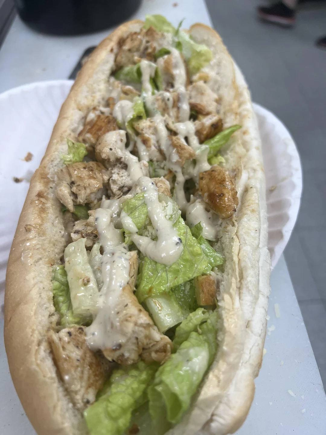 Chicken Caesar sub | Scrolller