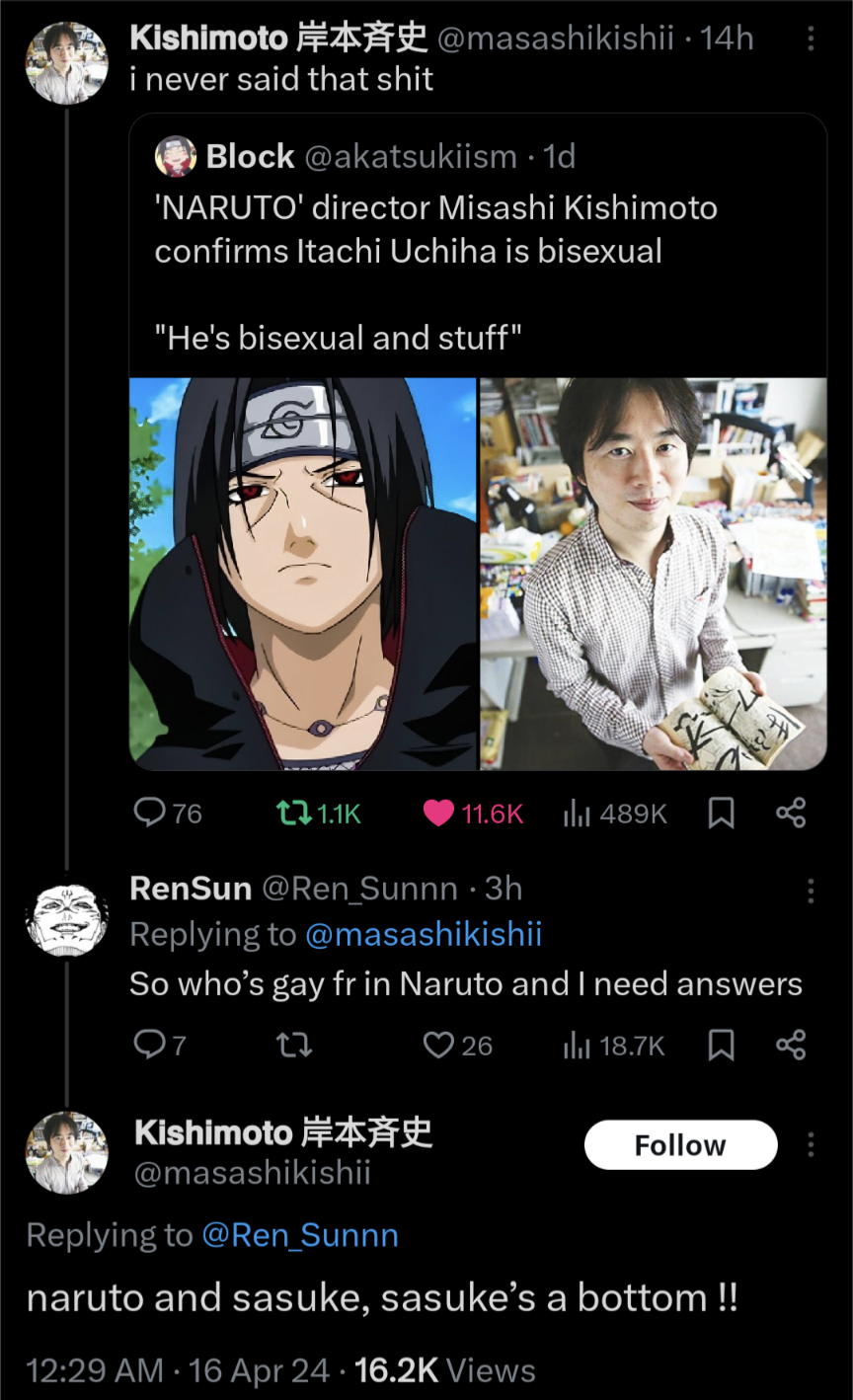 Itachi is one of us! | Scrolller