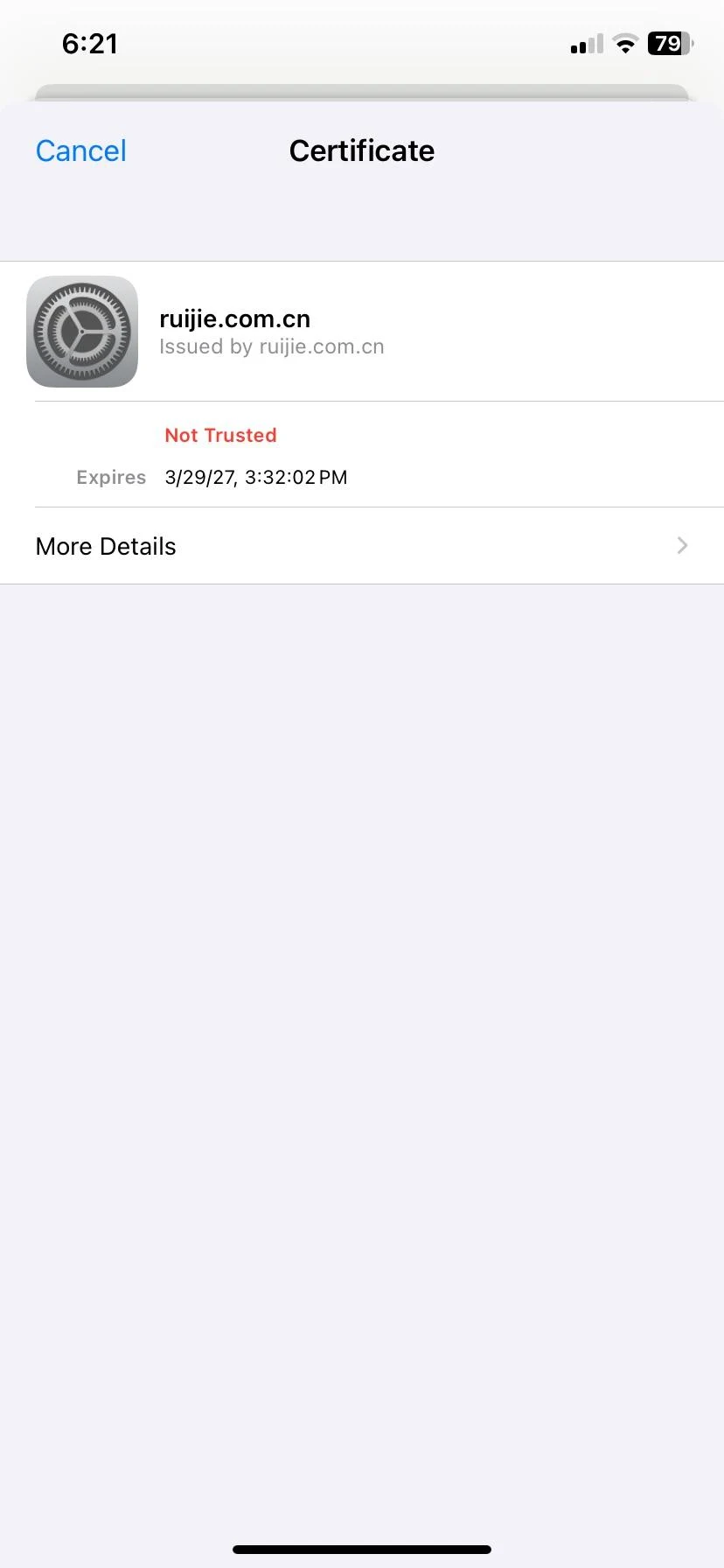 Untrusted certificate | Scrolller
