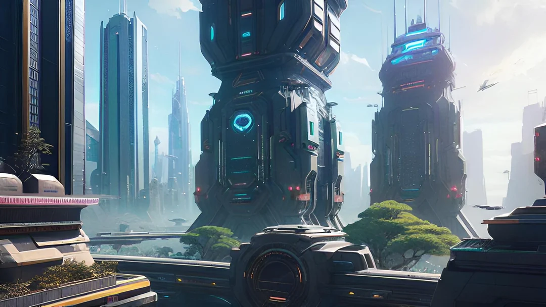 Futuristic city [1920x1080] | Scrolller