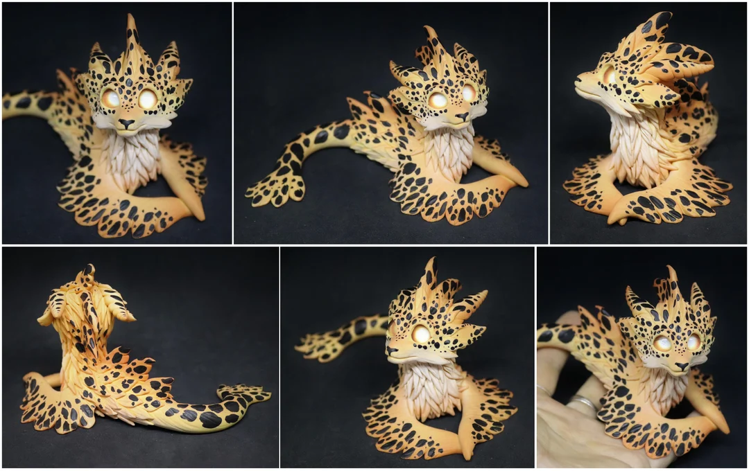 Leo, me, polymer clay, 2023 | Scrolller