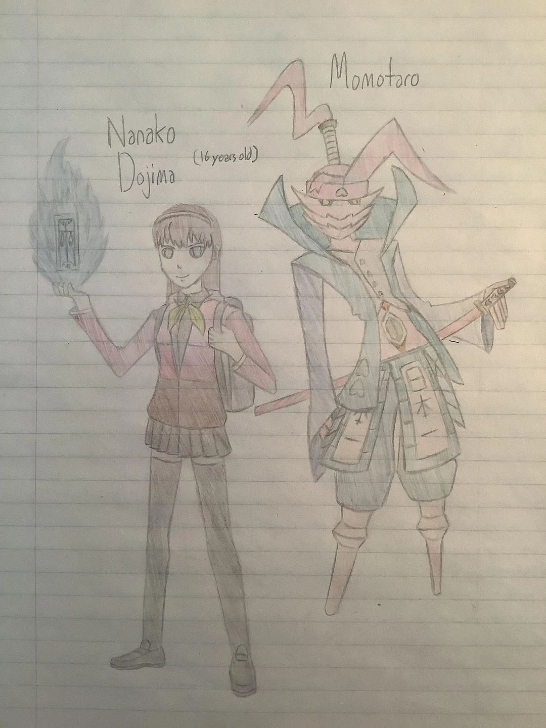 I drew Nanako if she were a Persona protagonist! [OC] | Scrolller