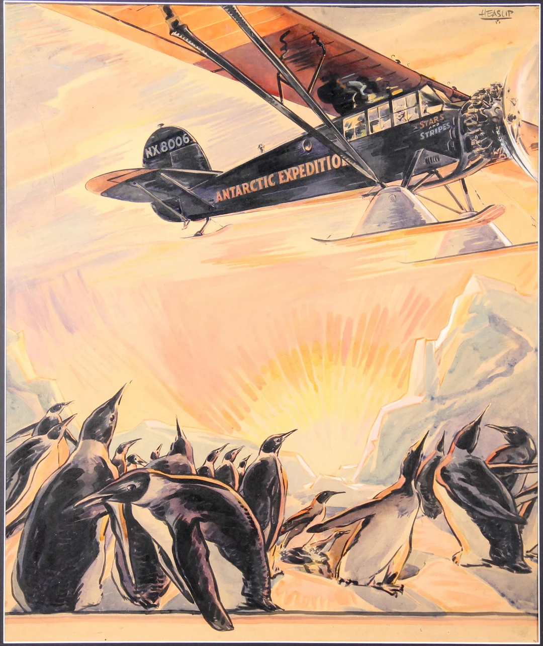 Antarctic Expedition, 1930 by William Heaslip | Scrolller