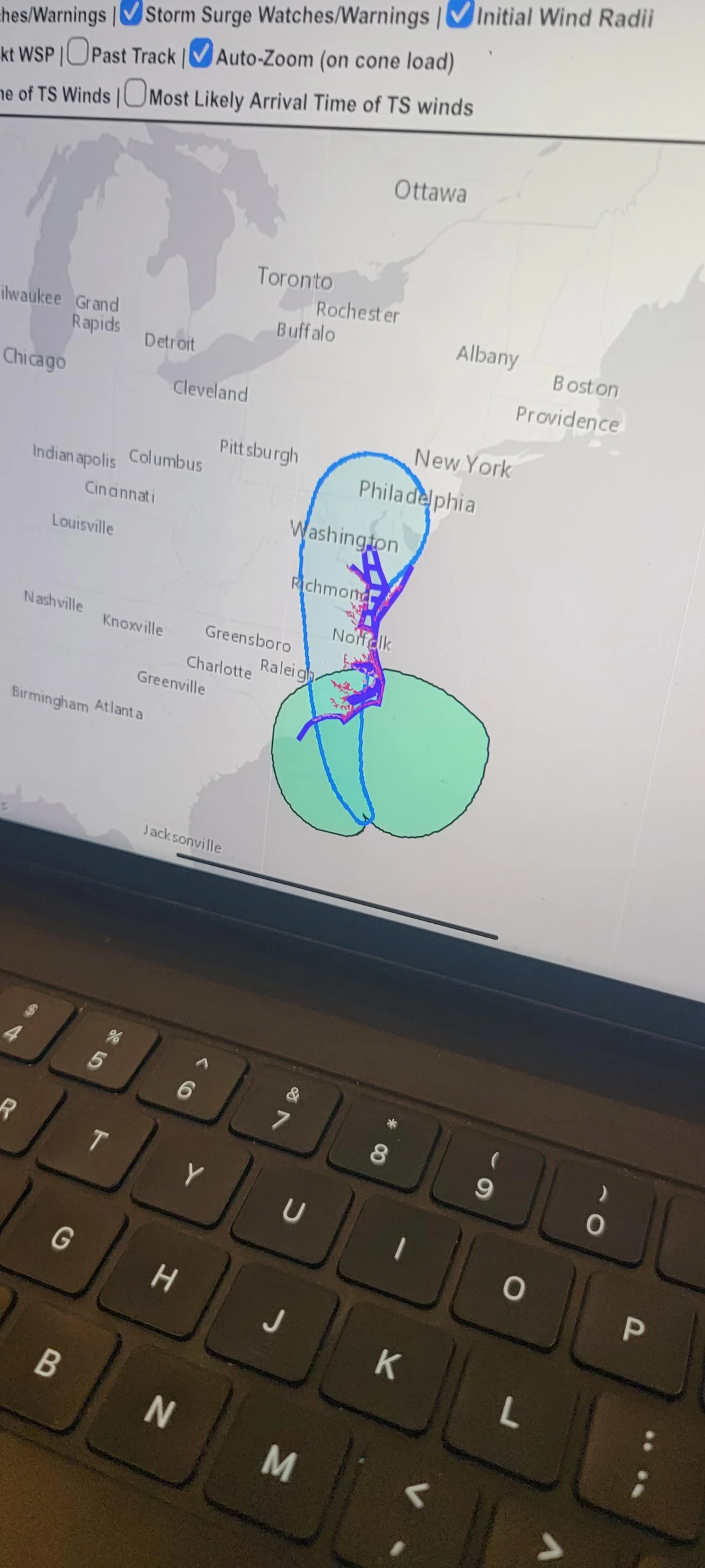Official Projection Map for Tropical Cyclone 16... | Scrolller