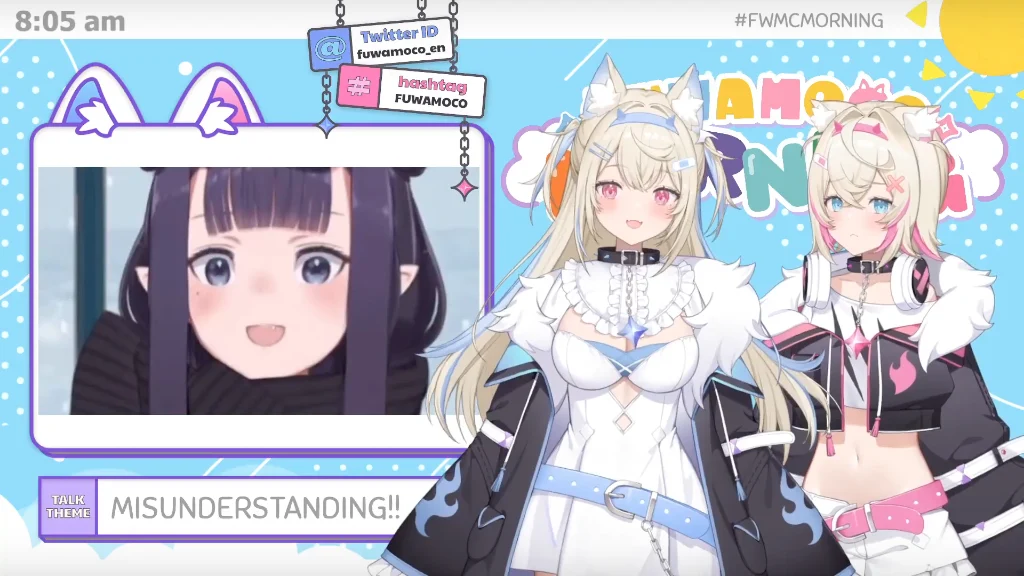 FuwaMoco had a little misunderstanding with the Tomorrow Meme. | Scrolller