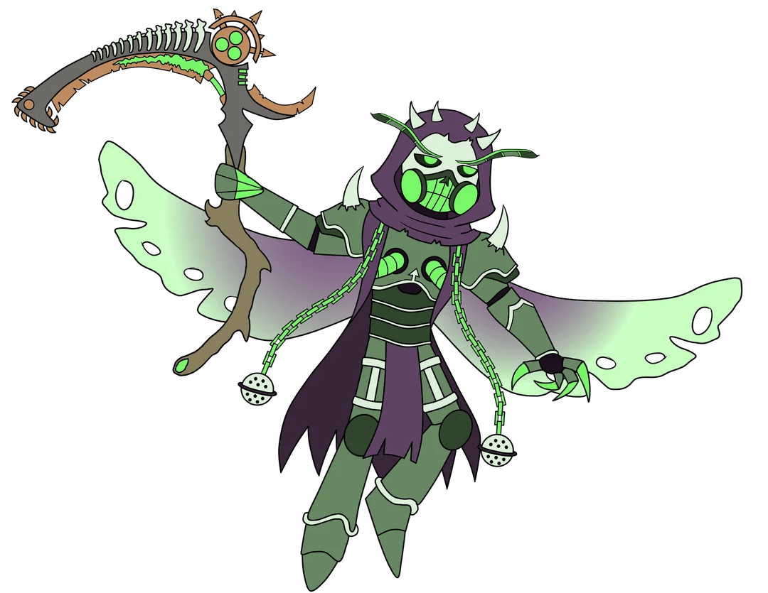 Daemon Primarch Mortarion in the style of Hazbin Hotel/Helluva Boss by Me | Scrolller