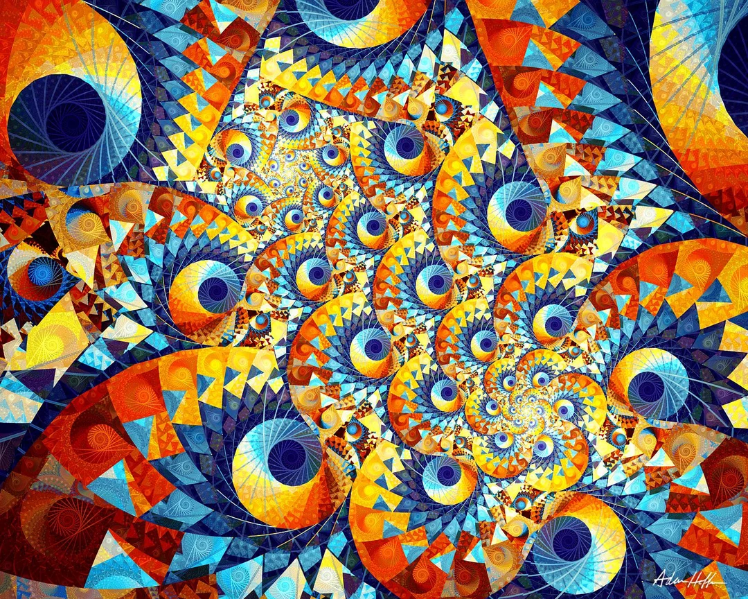 Modulus Spectrum, ahfractals (me), digital fractal, 2024 | Scrolller