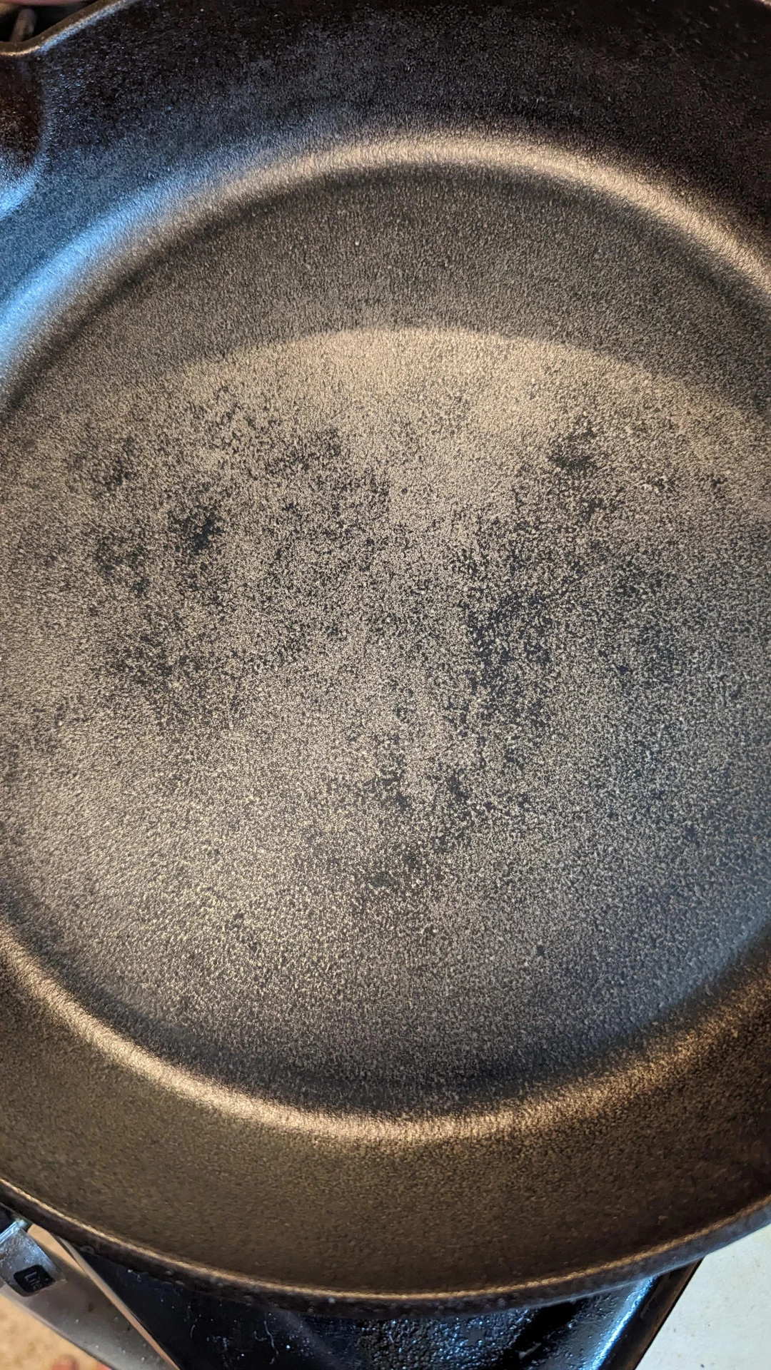 Are these black spots going to be a problem? Had some burned on carbon spots, used bar keepers ...