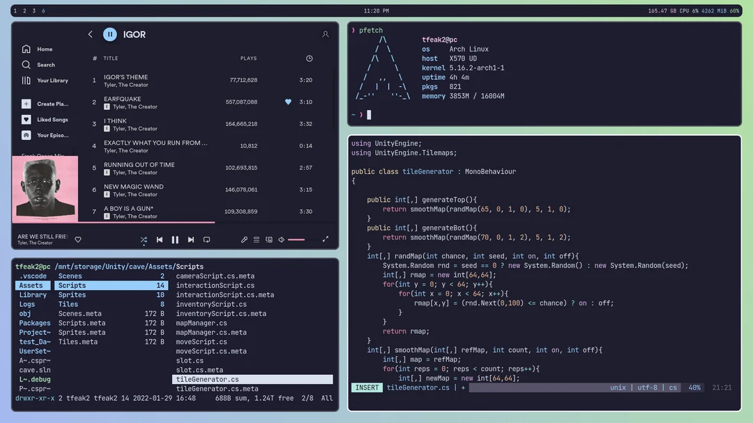 [i3 gaps] Cattpuccin color theme | Scrolller
