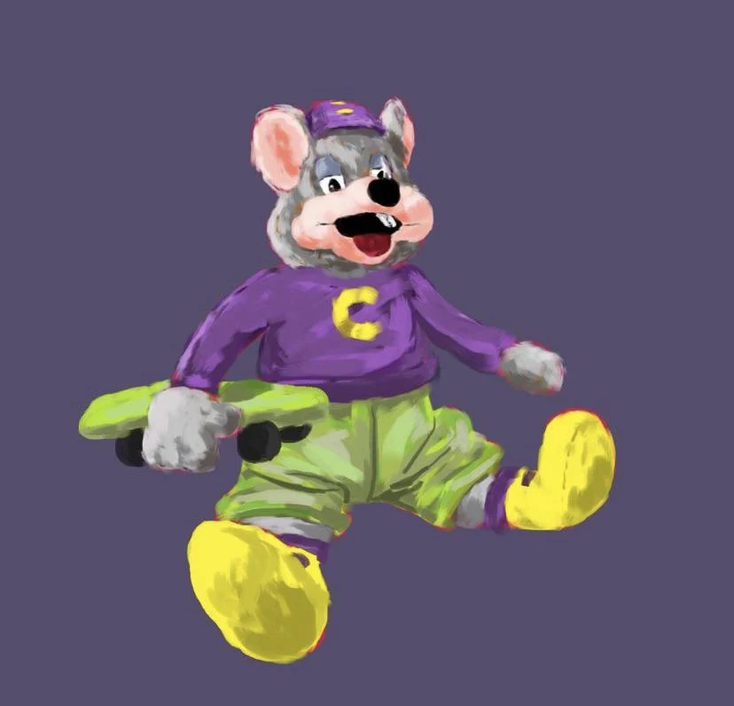 chuck e. cheese plush - me, mspaint,2023 | Scrolller