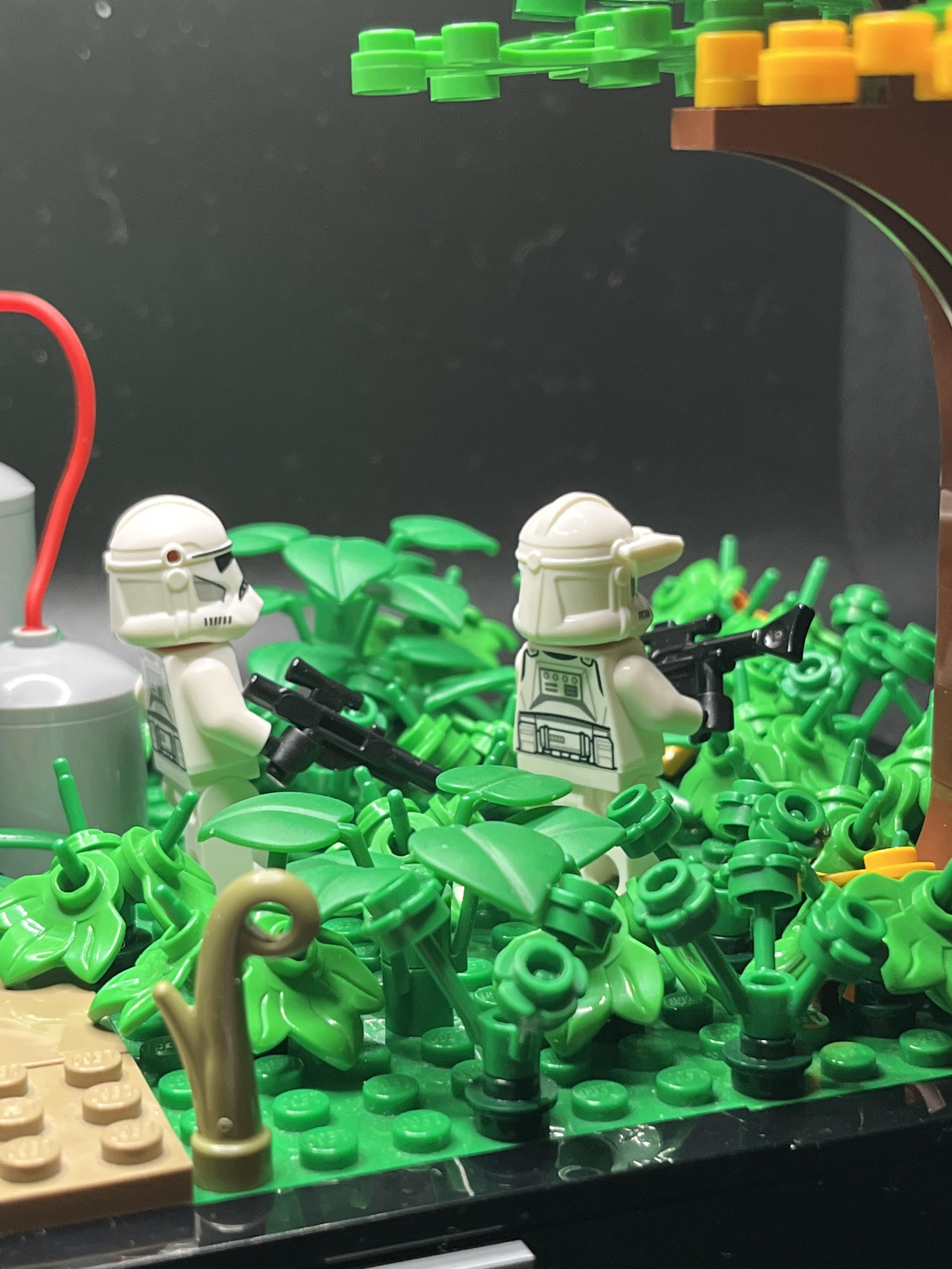 My friend and I built this clone trooper outpost | Scrolller