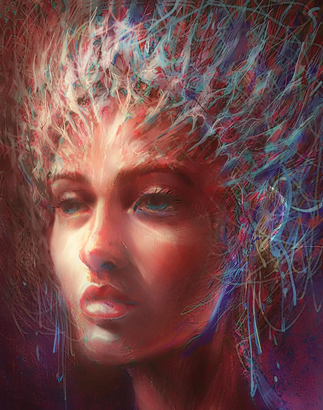 Portrait, me, digital, 2022 | Scrolller