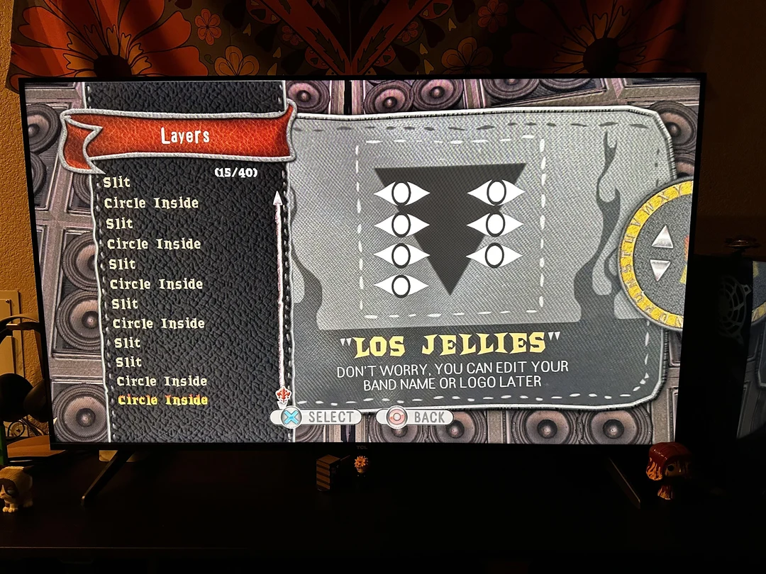 Recently bought a PS3 & guitar hero, this is my band logo + name | Scrolller