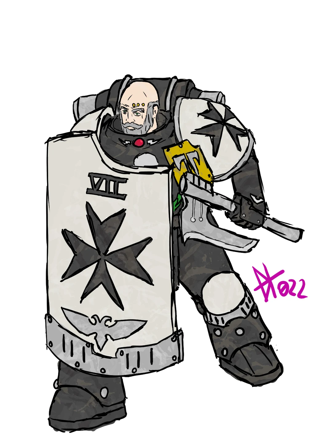 Fafnir Rann as a Black Templar | Scrolller
