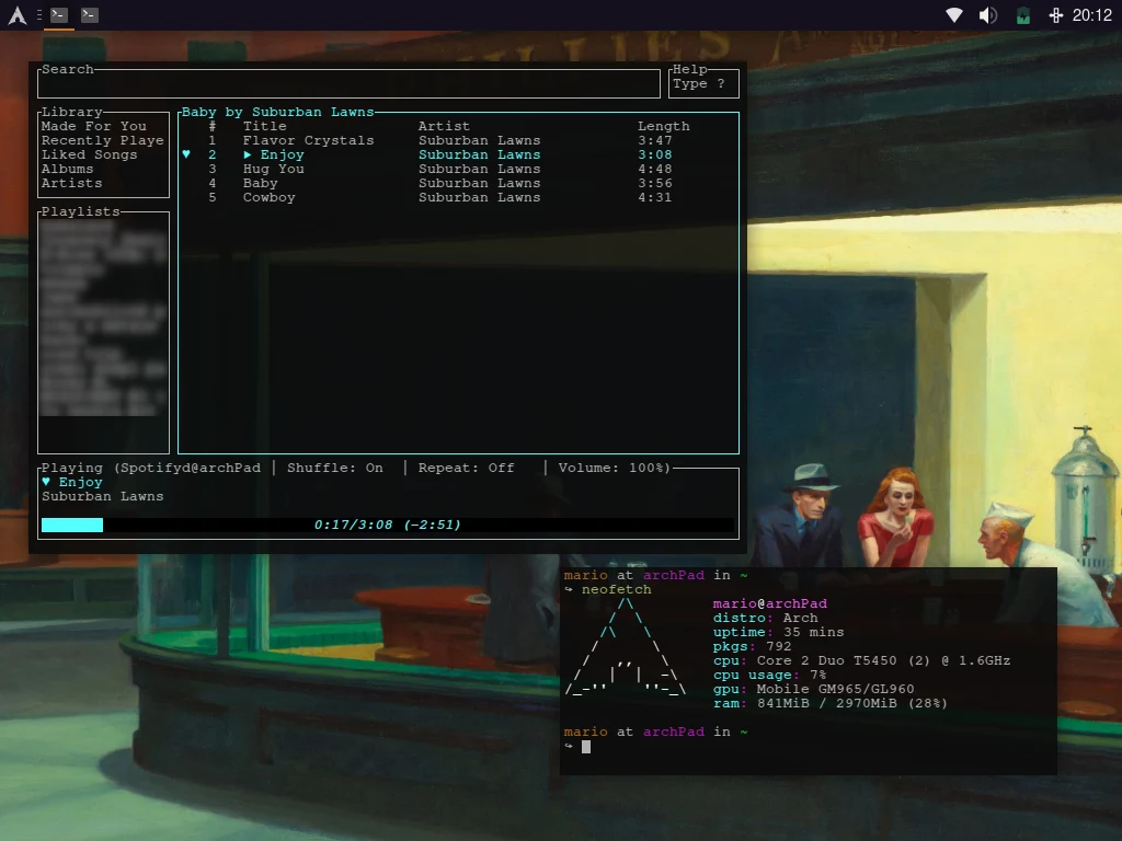 [XFCE4] simple floating rice | Scrolller