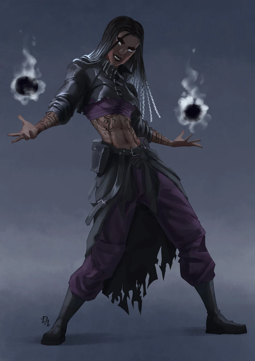 [OC] [Art] Power over the Silver Moon! - Aasimar Lunar Sorcerer | Scrolller