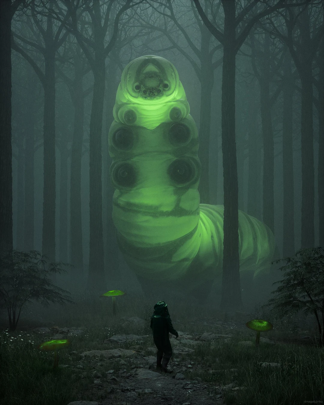 Glow Worm, by nagafujiriku | Scrolller