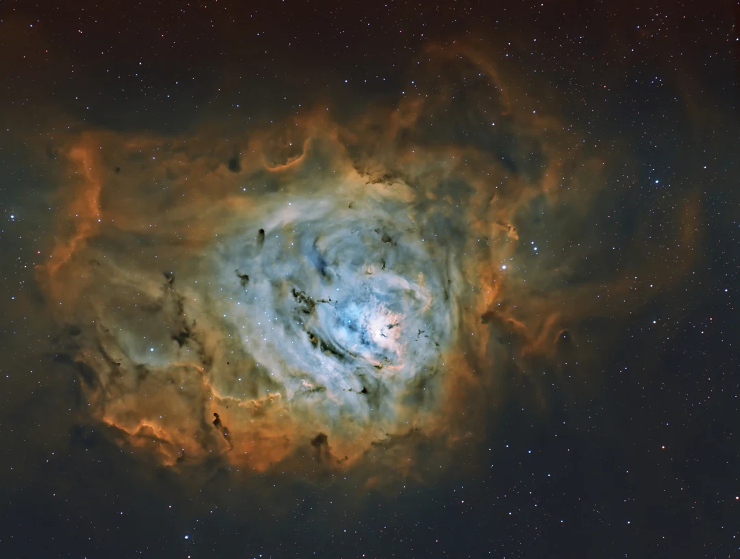The Lagoon Nebula - M8 (Backyard Capture from Suburbs) | Scrolller