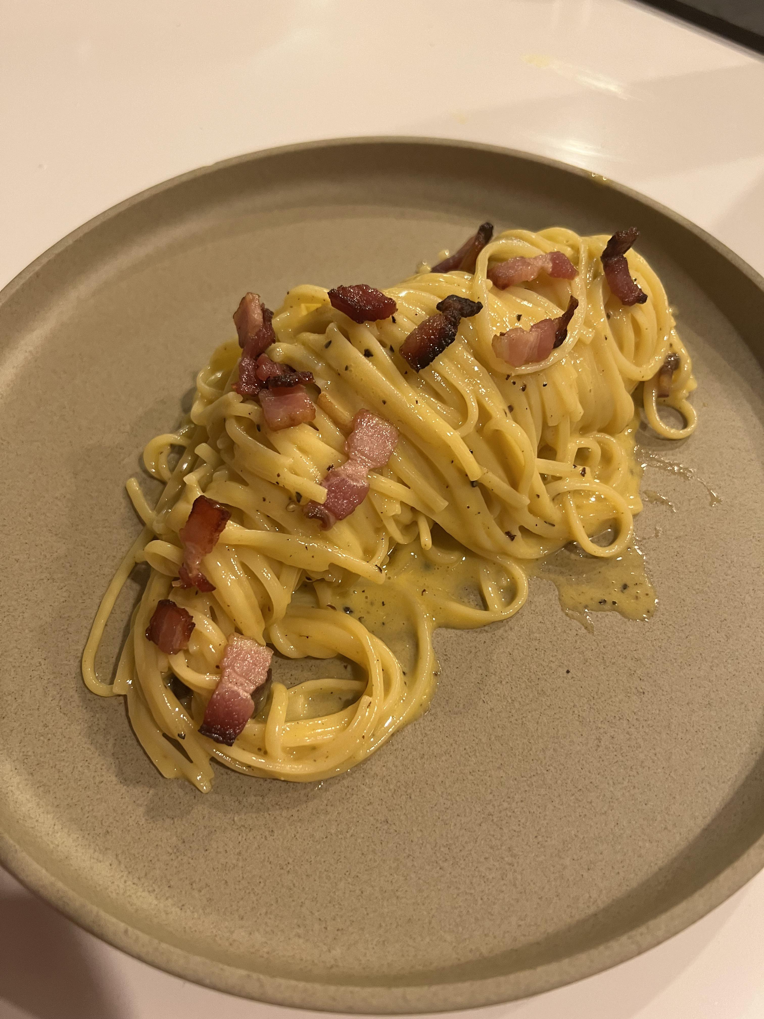 [homemade] carbonara | Scrolller