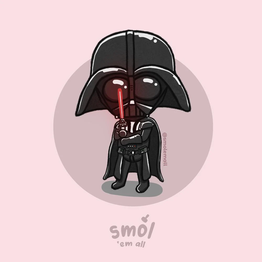 Smol Vader fanart | Scrolller