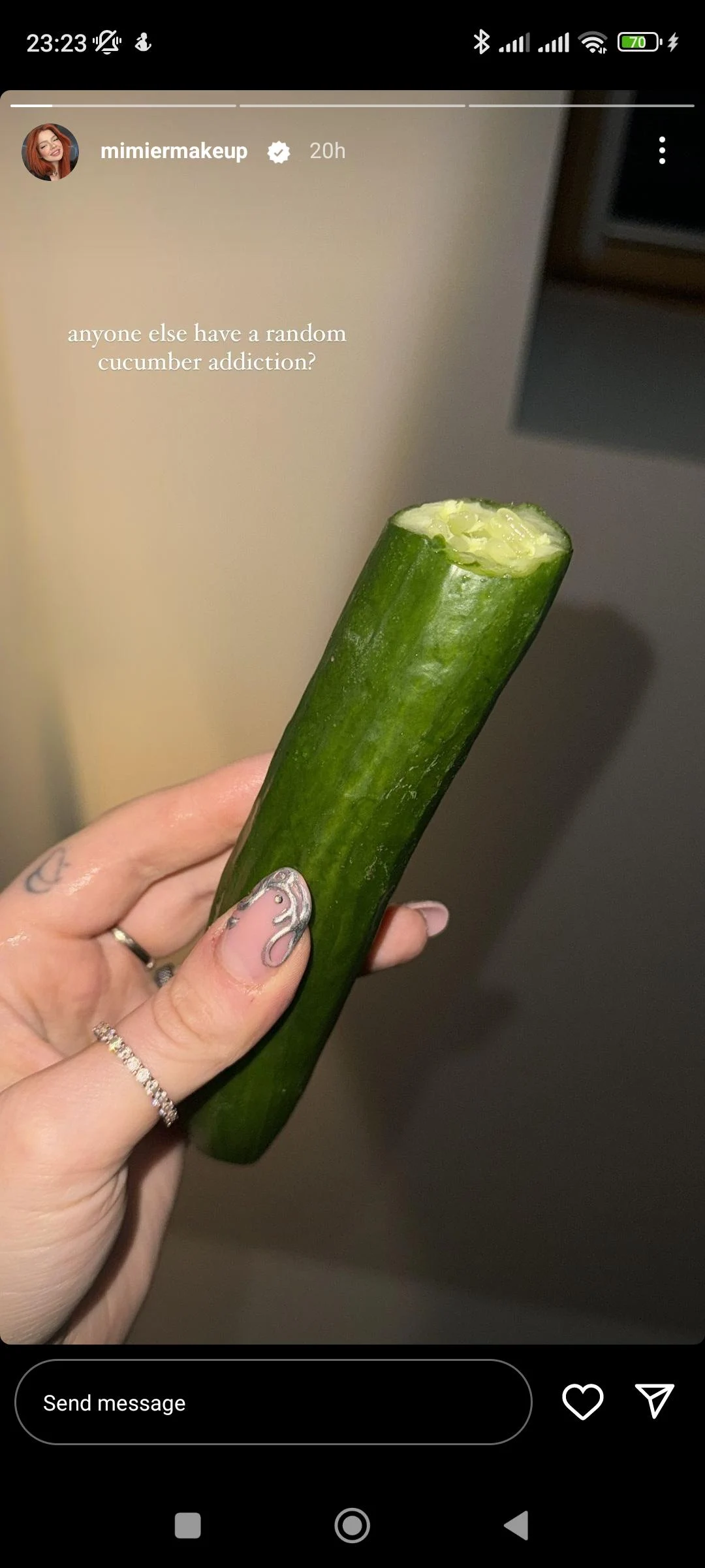 Cucumber snack reddit story | Scrolller
