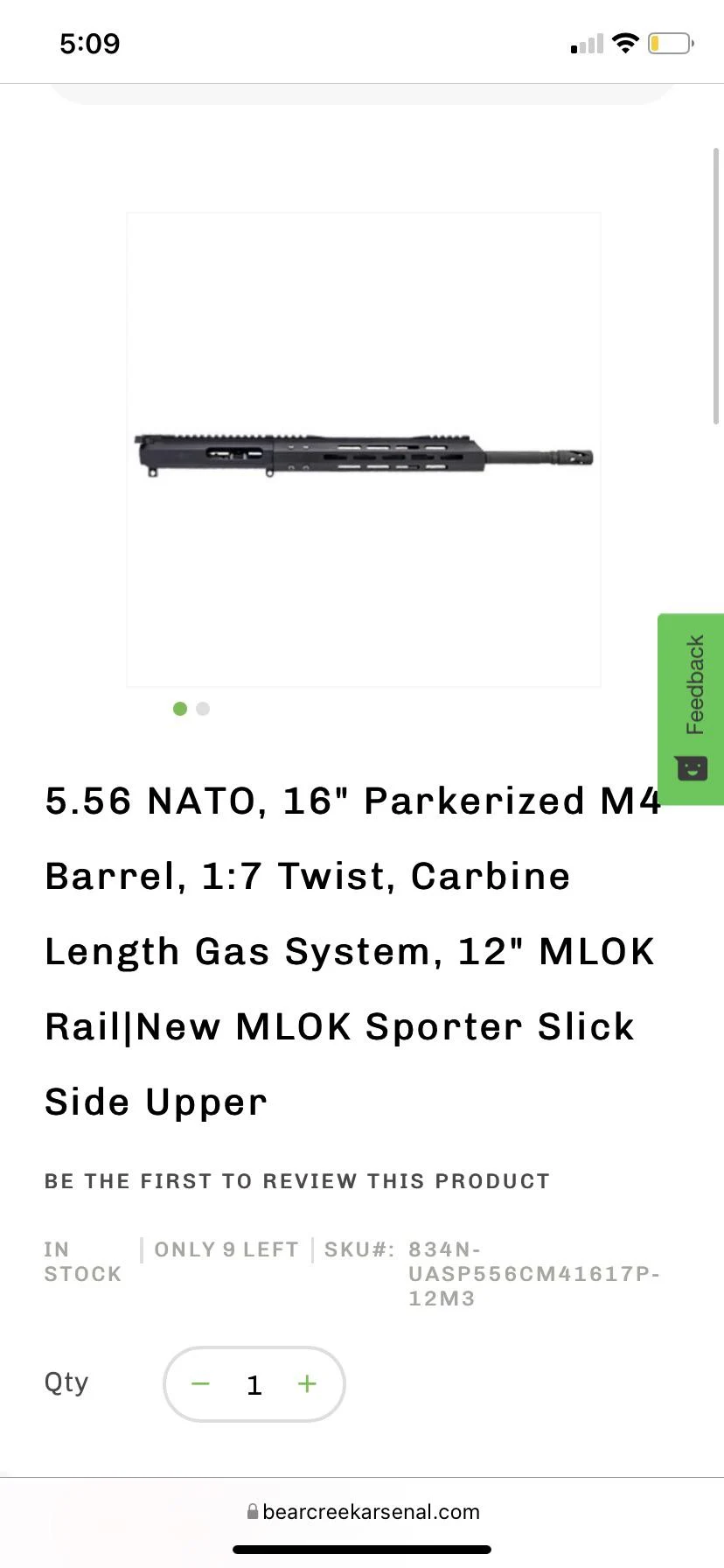 First rifle build upper | Scrolller