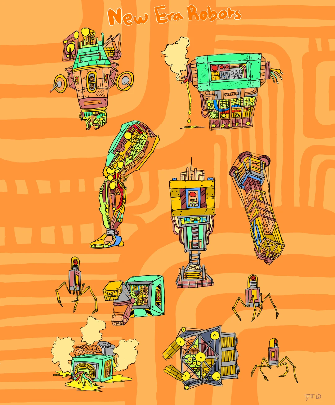 Robot Schematics, ramthedinolover3000(me), digital, 2022 | Scrolller