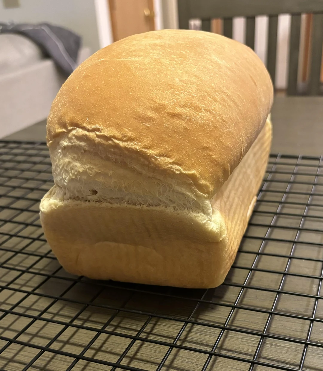 Why do my sandwich bread loaves keep doing this? | Scrolller