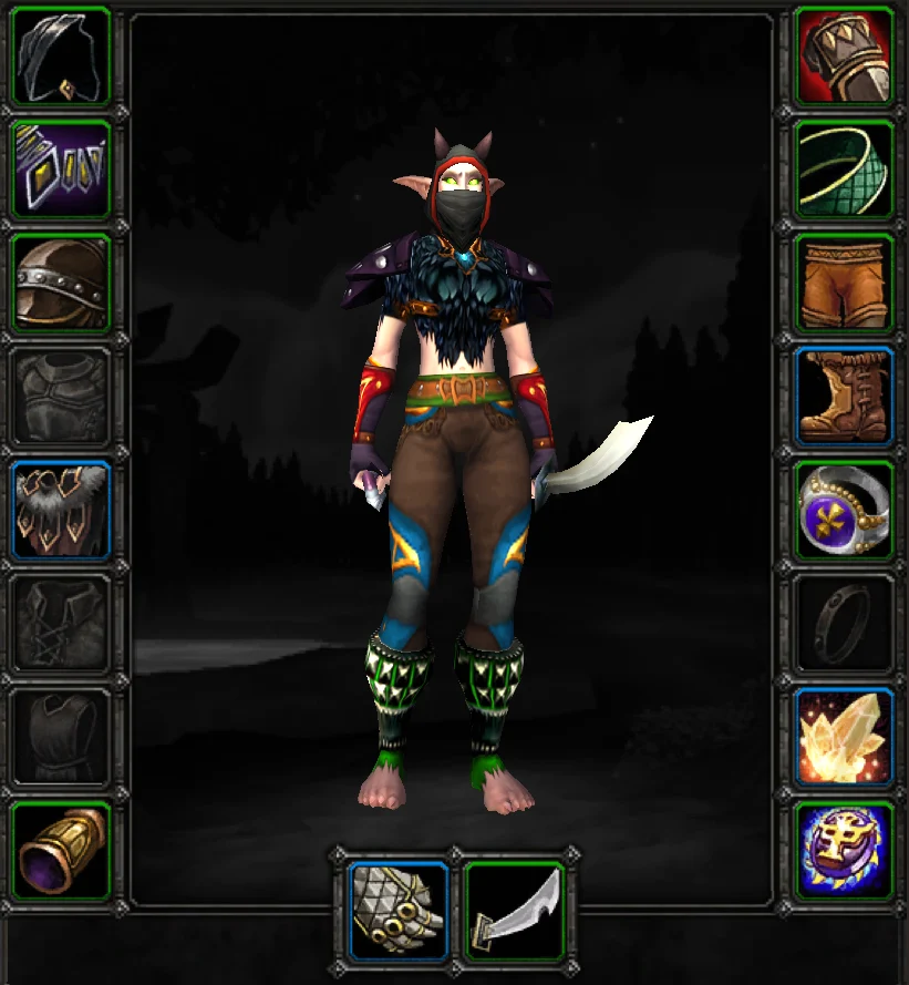 I've seen TBC memes about Outlands fashion being whack but playing it first hand is something ...