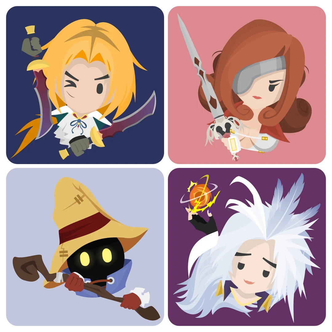 Adding and improving my FF9 player Icons for my collection :) | Scrolller