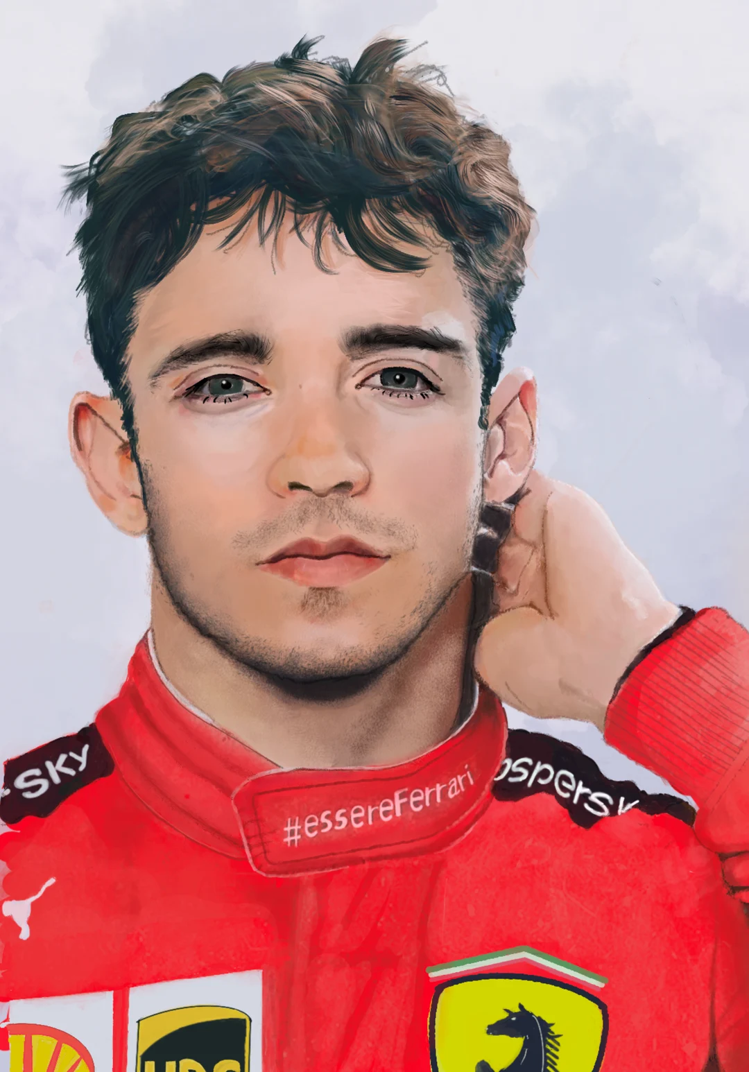 Charles Leclerc, me, digital, 2023 | Scrolller