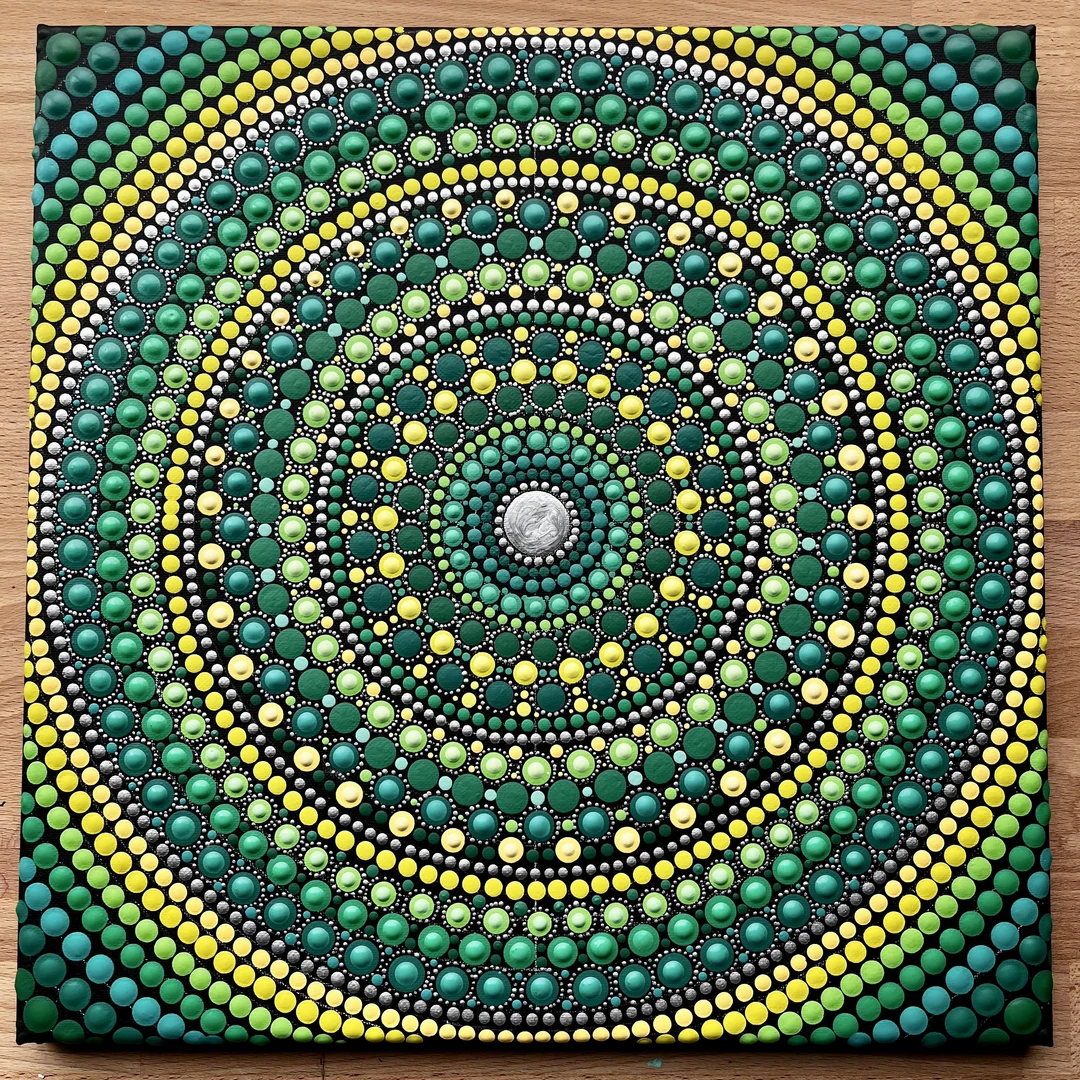 Emerald, me, acrylic, 2023 | Scrolller