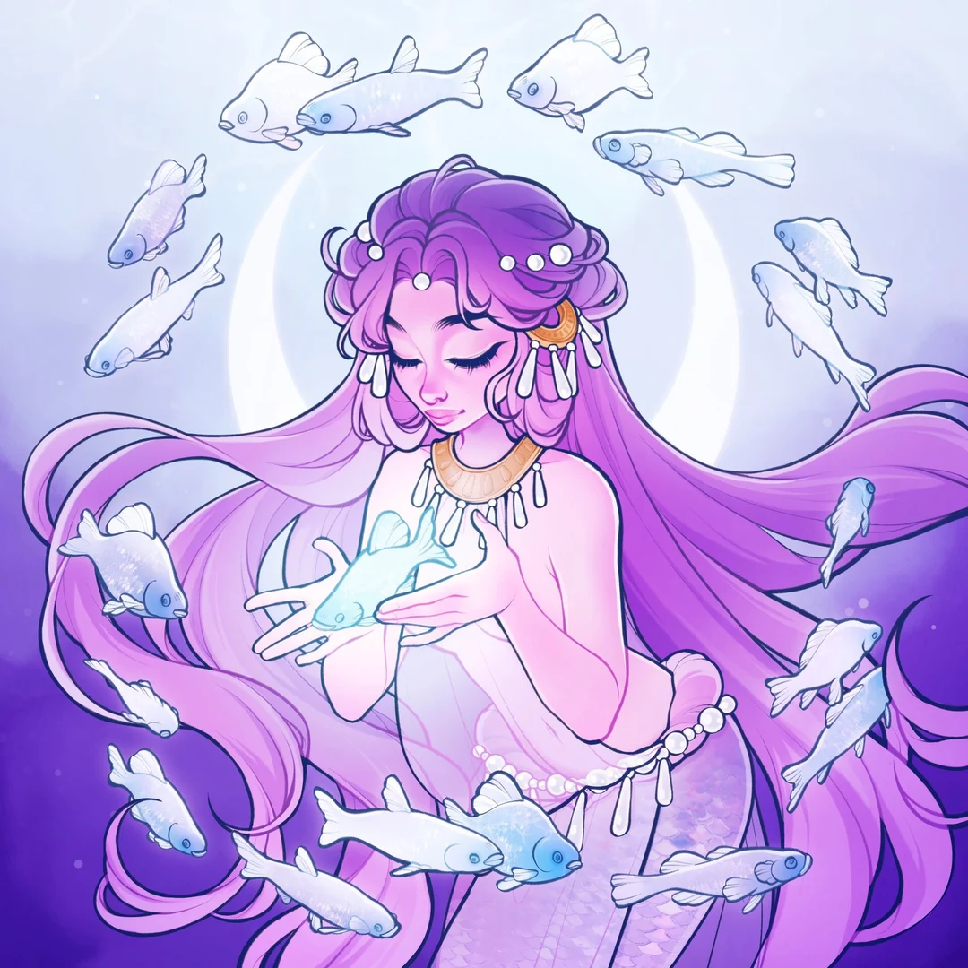 Amethyst Mermaid by Sonia Stegemann | Scrolller