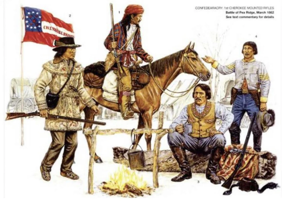 confederate cherokees at pea ridge | Scrolller