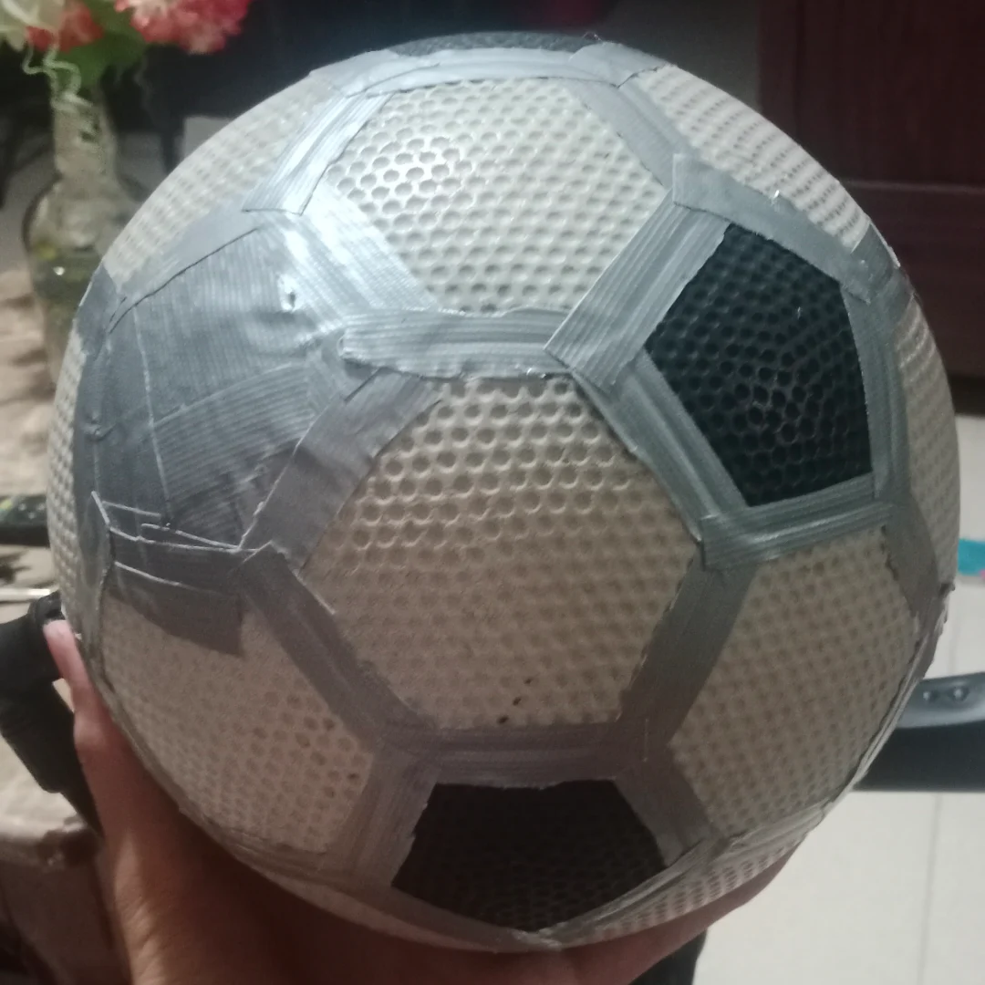 POV: you're too broke to buy another ball(the whole ball has holes all around it) | Scrolller
