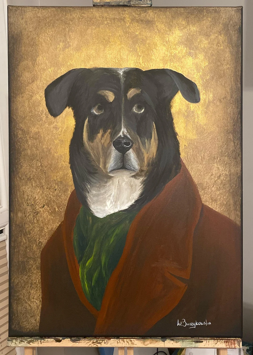 Very distinguished gentleman, Milvaver, acryl, 2023 | Scrolller