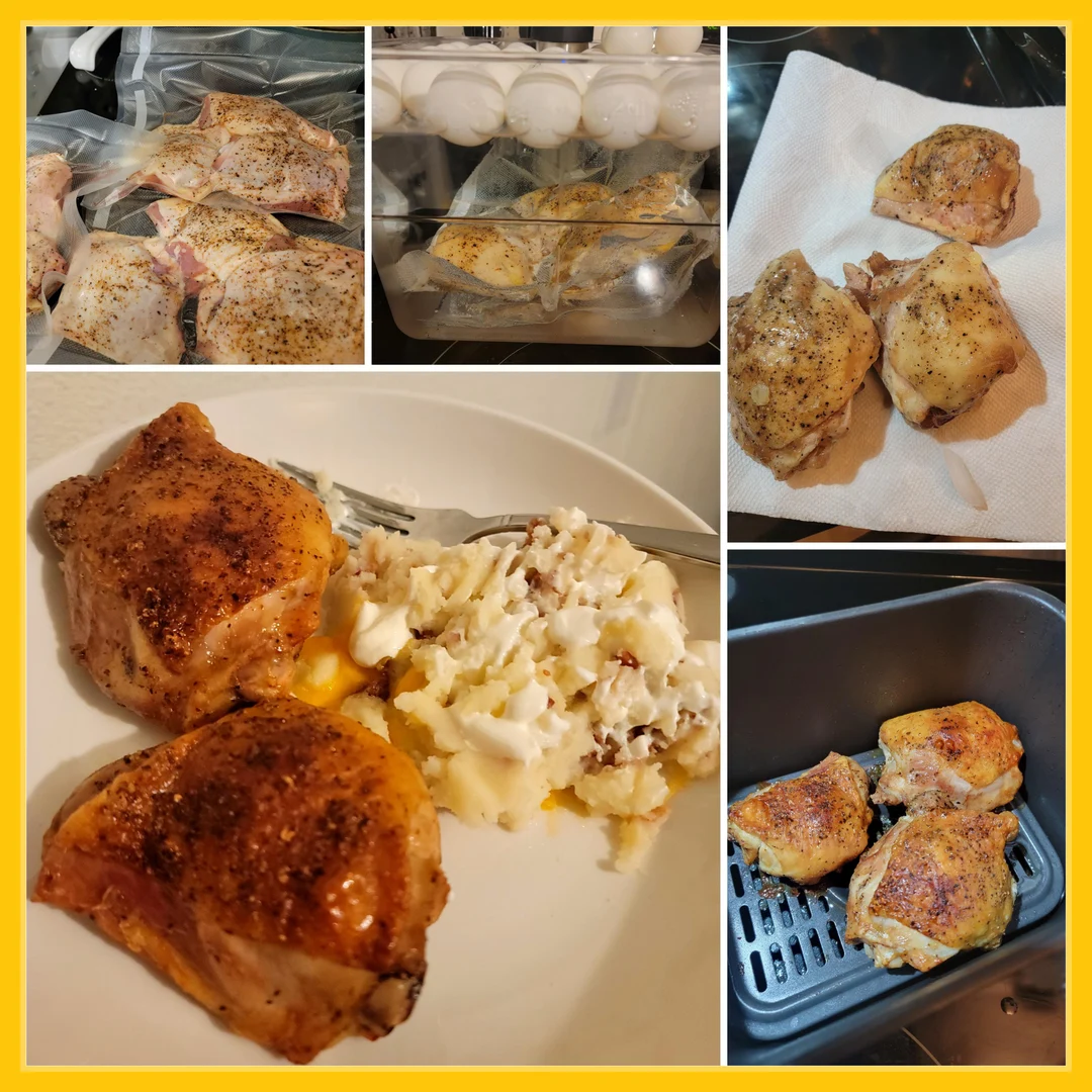 Crispy Sous Vide Chicken Thighs | Scrolller