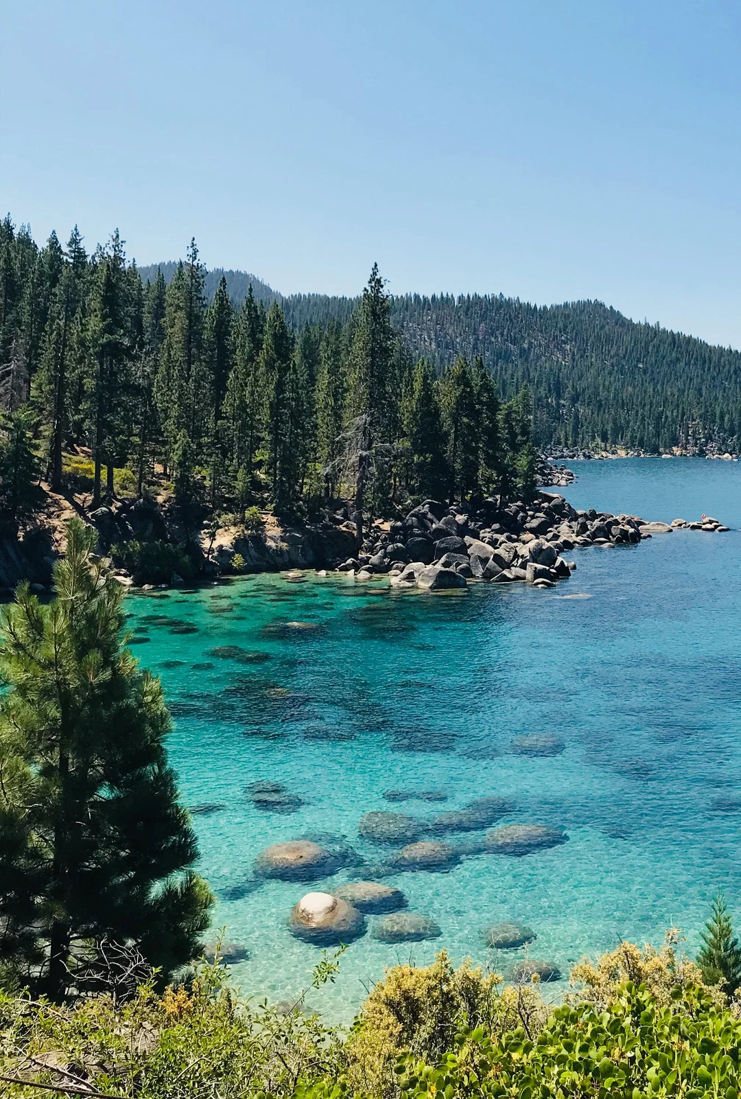 Water like the Caribbean. South Lake Tahoe, Nevada. [OC] [4032x3024] | Scrolller