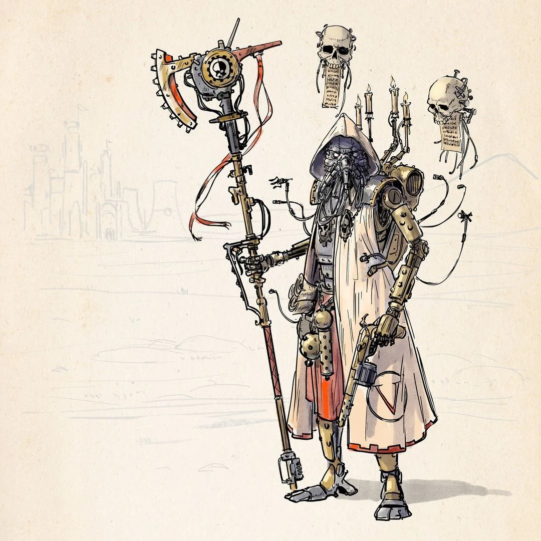 Tech-priest by Oleg Khachkovskiy | Scrolller