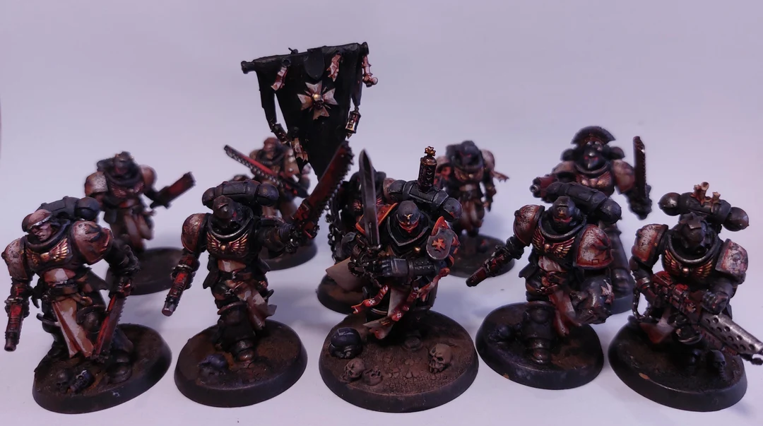 Finished my Black Templars crusader squad!! | Scrolller