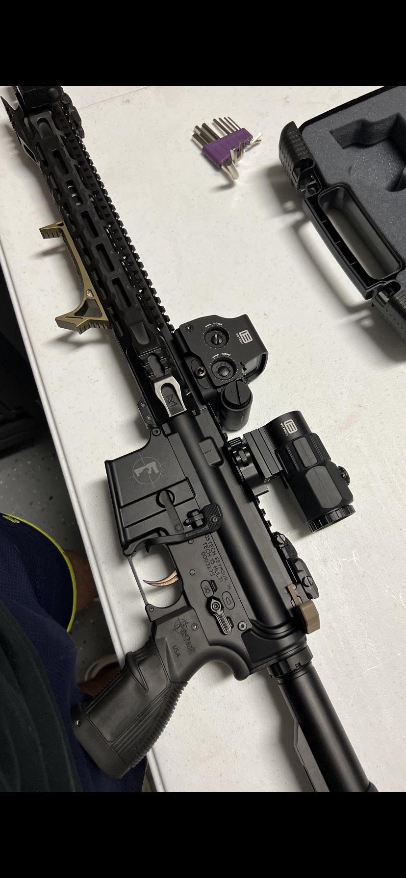 My friend bought his first optic and magnifier 🤣 | Scrolller