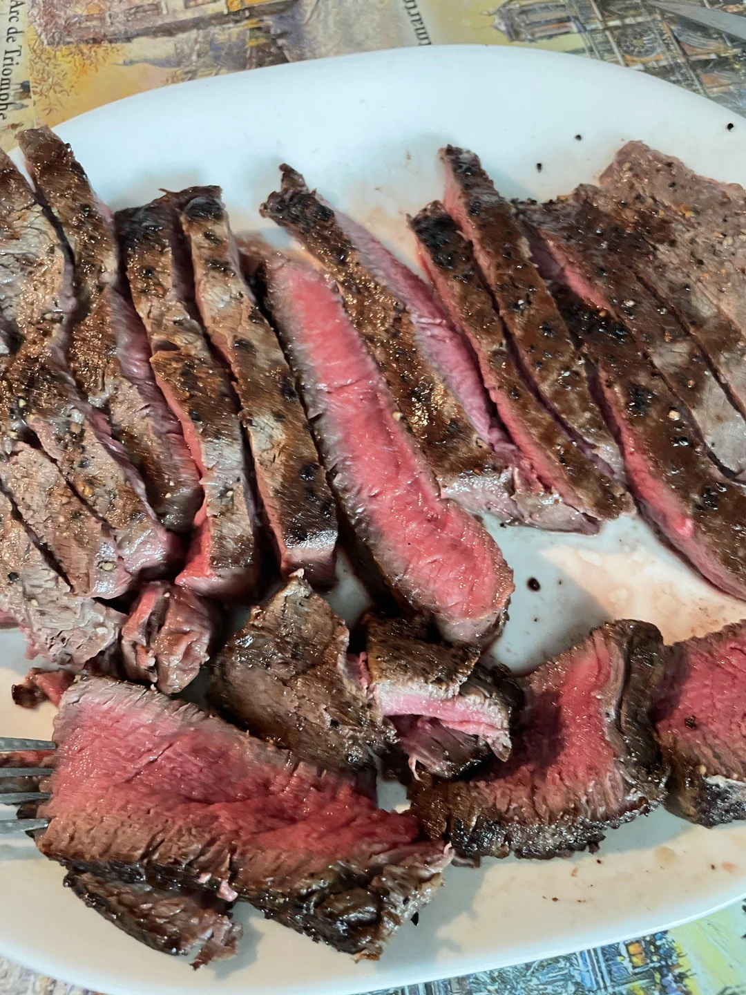 American Wagyu flat iron and a filet mignon for lunch | Scrolller