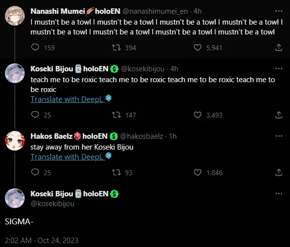 [Mumei, Baelz, Bijou] The Cycle of Corruption Continues | Scrolller