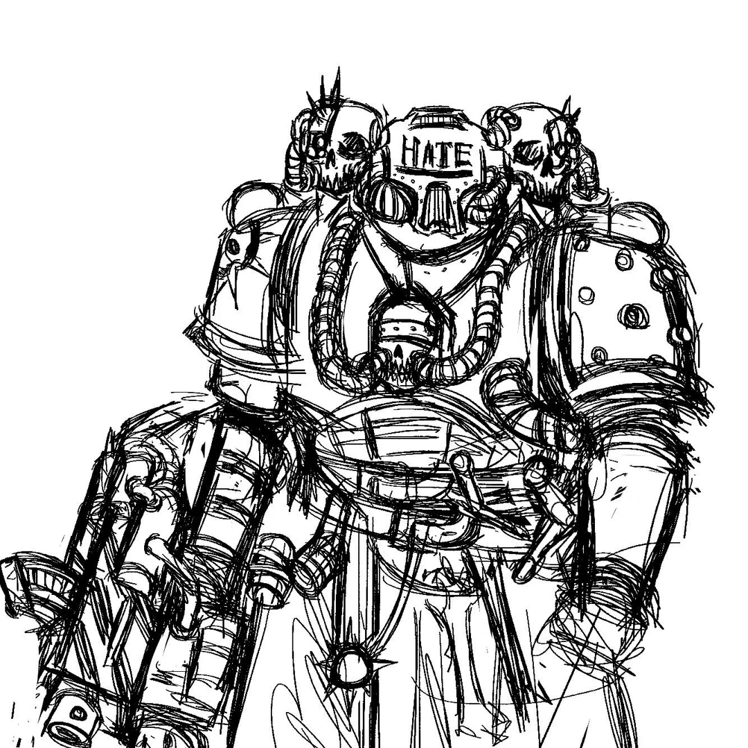 40 days of 40k (late) day 1: Space Marine | Scrolller