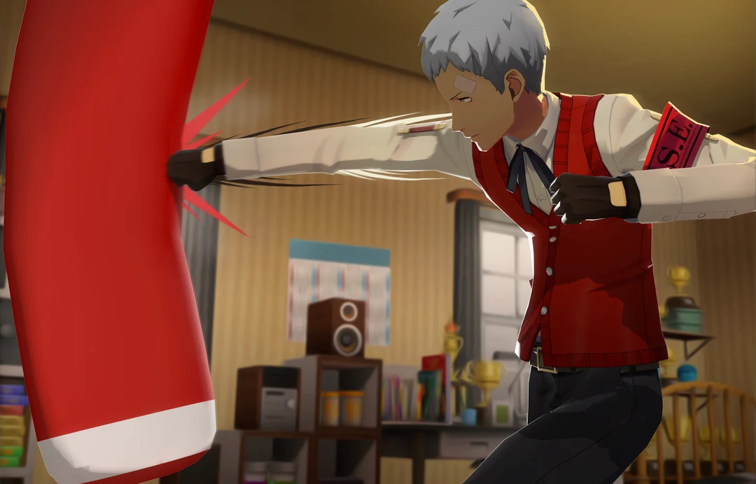 Art of Akihiko punching a bag | Scrolller