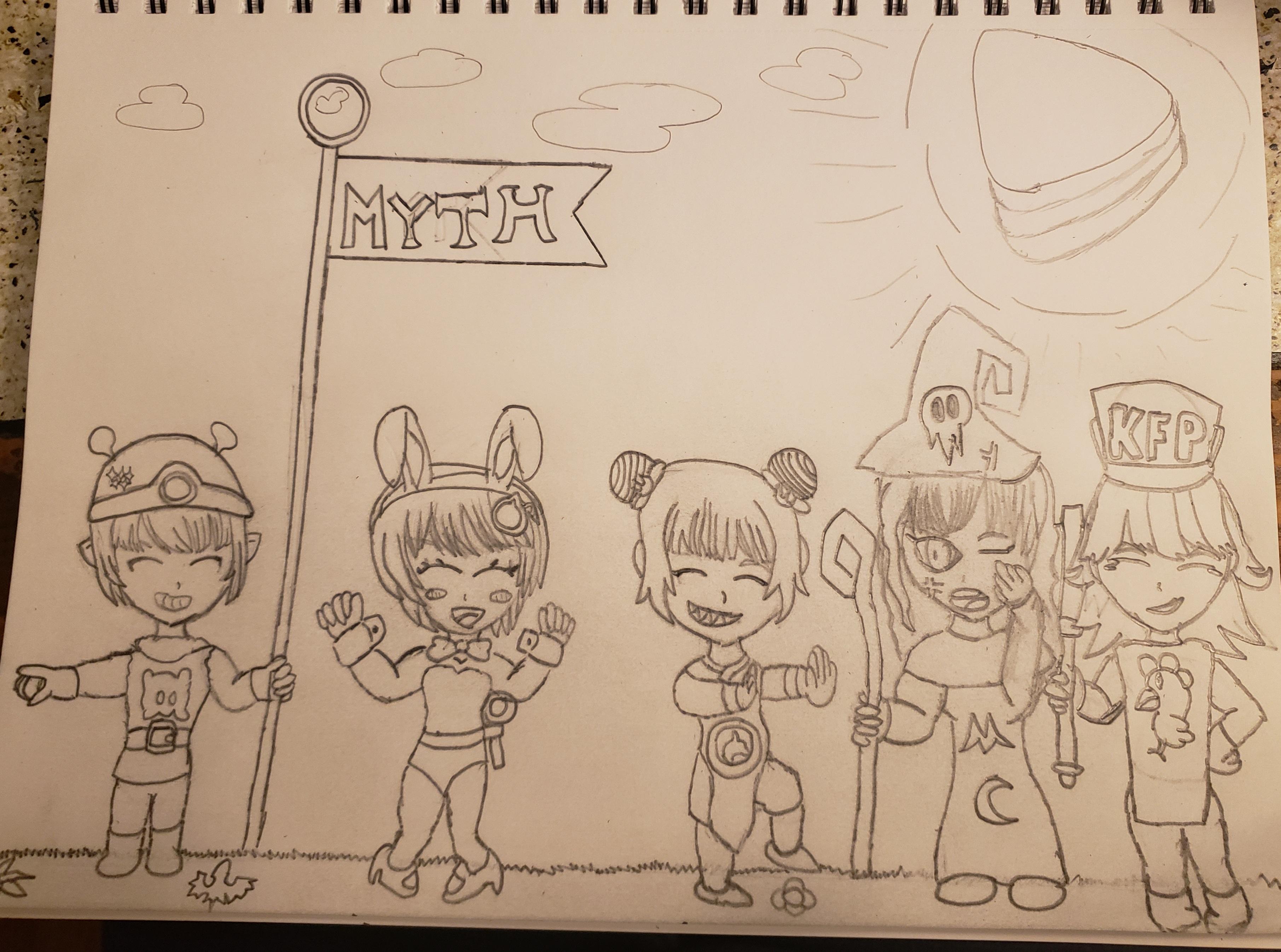 Happy Halloween, this year it seems the Myth Girls are going on a dragon quest adventure😁 ...