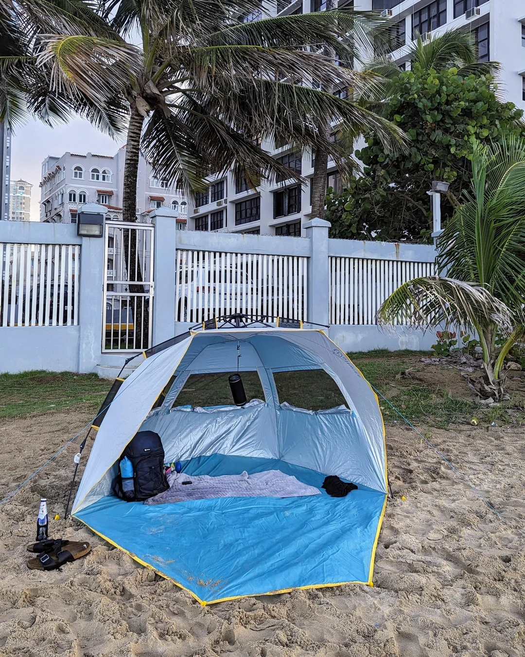 My little beach tent setup | Scrolller