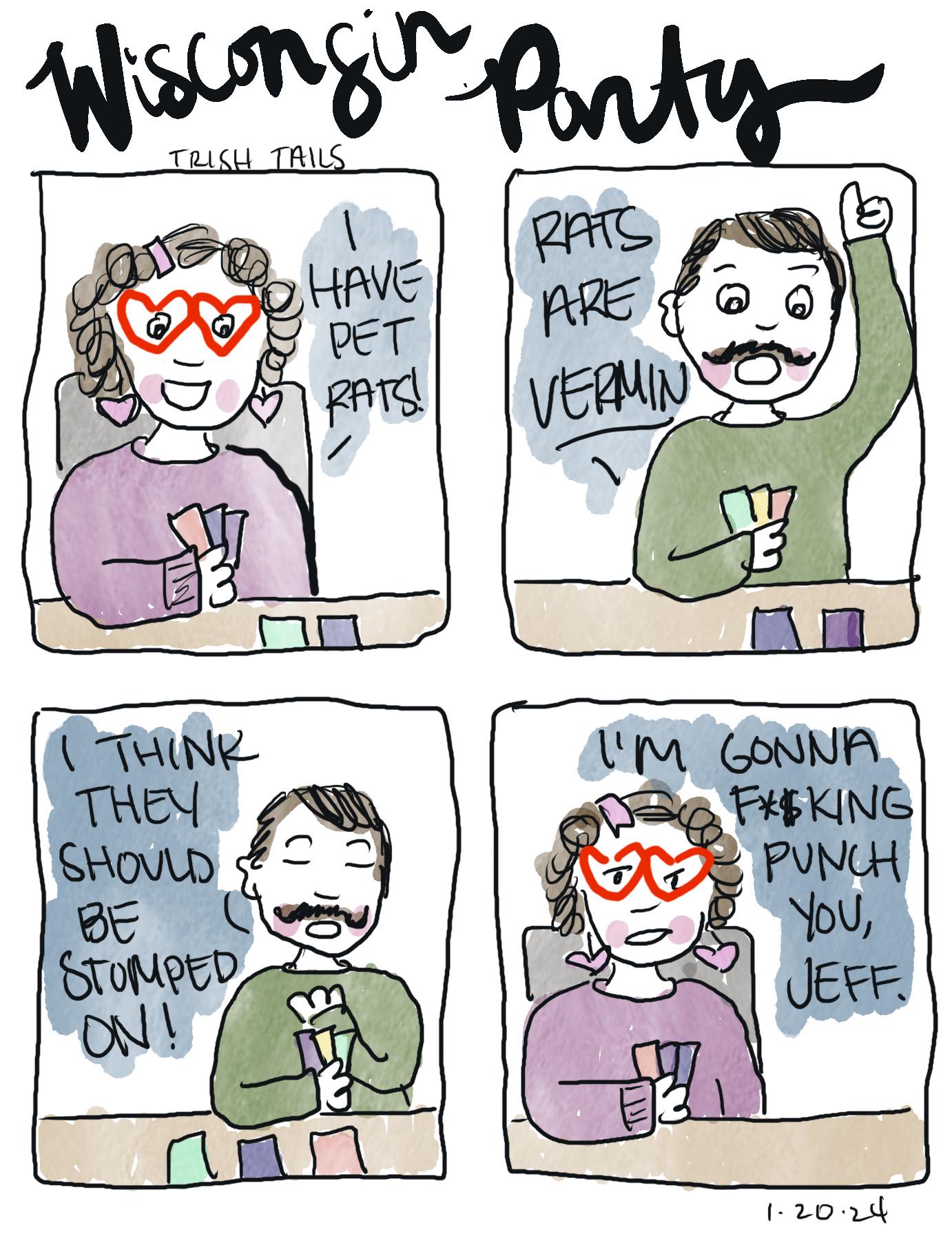 Rat comic (face punch) | Scrolller