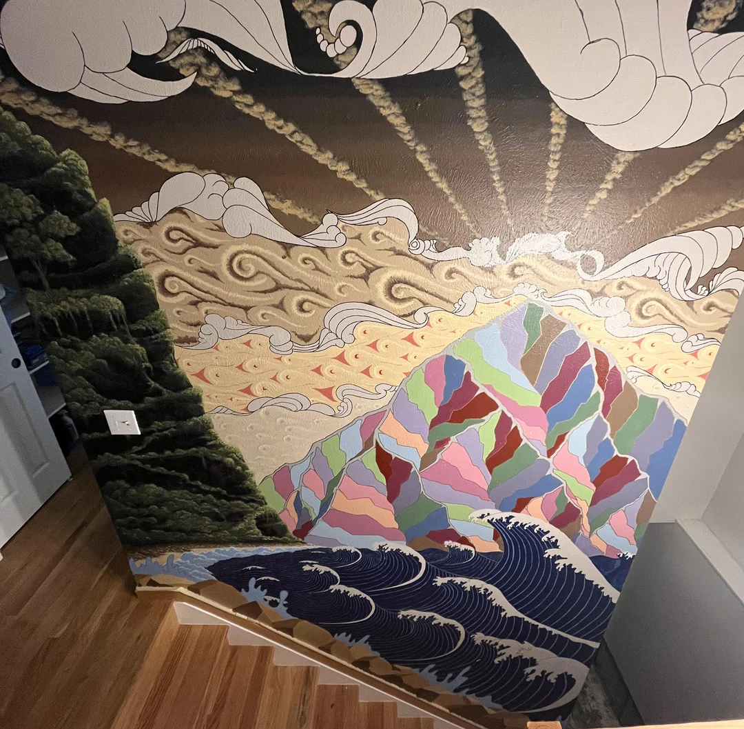 Jay House Mural, Lophocarpus, paint, 2023 | Scrolller